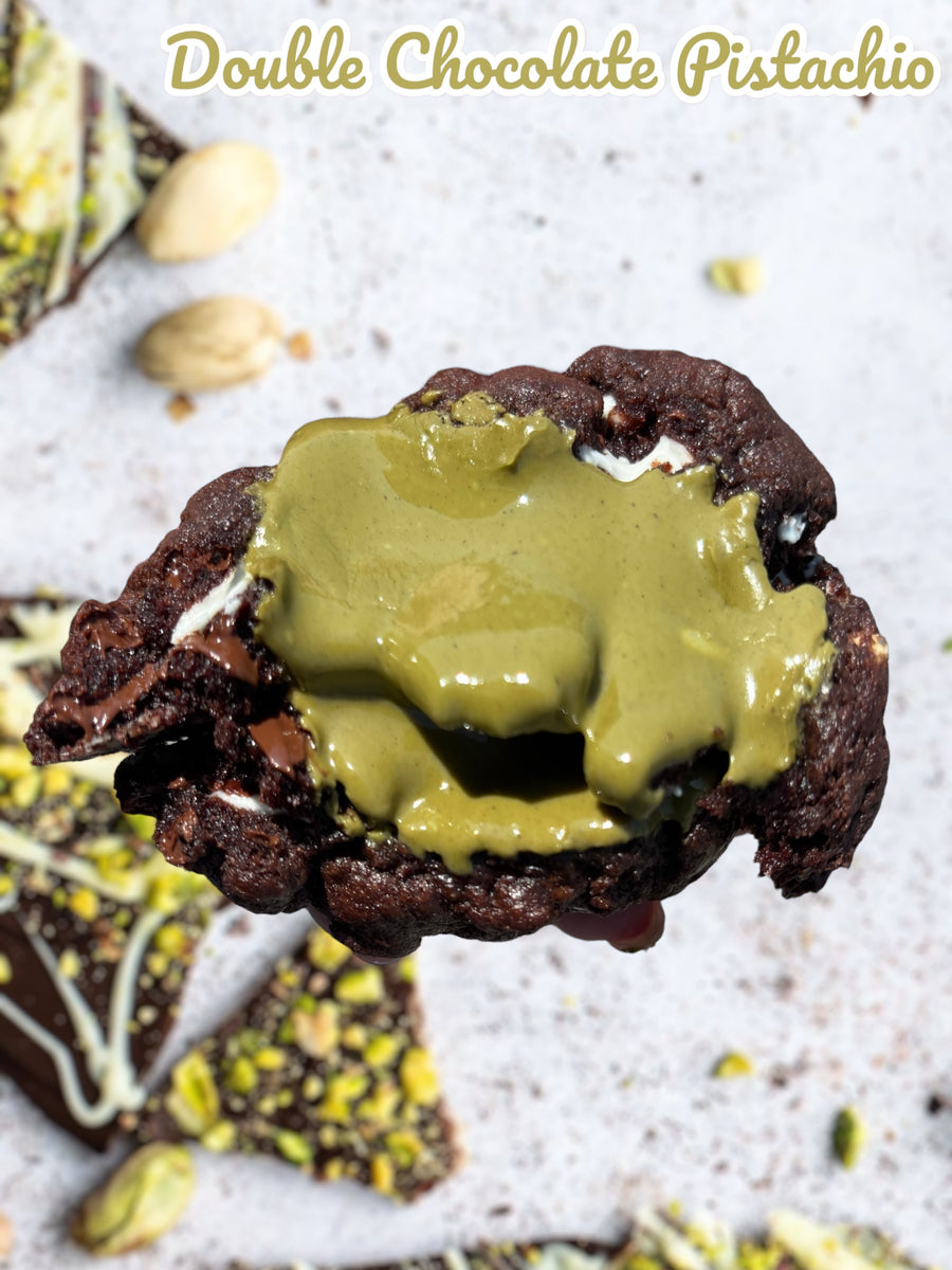 Double Chocolate Pistachio – KyKy's Cookies